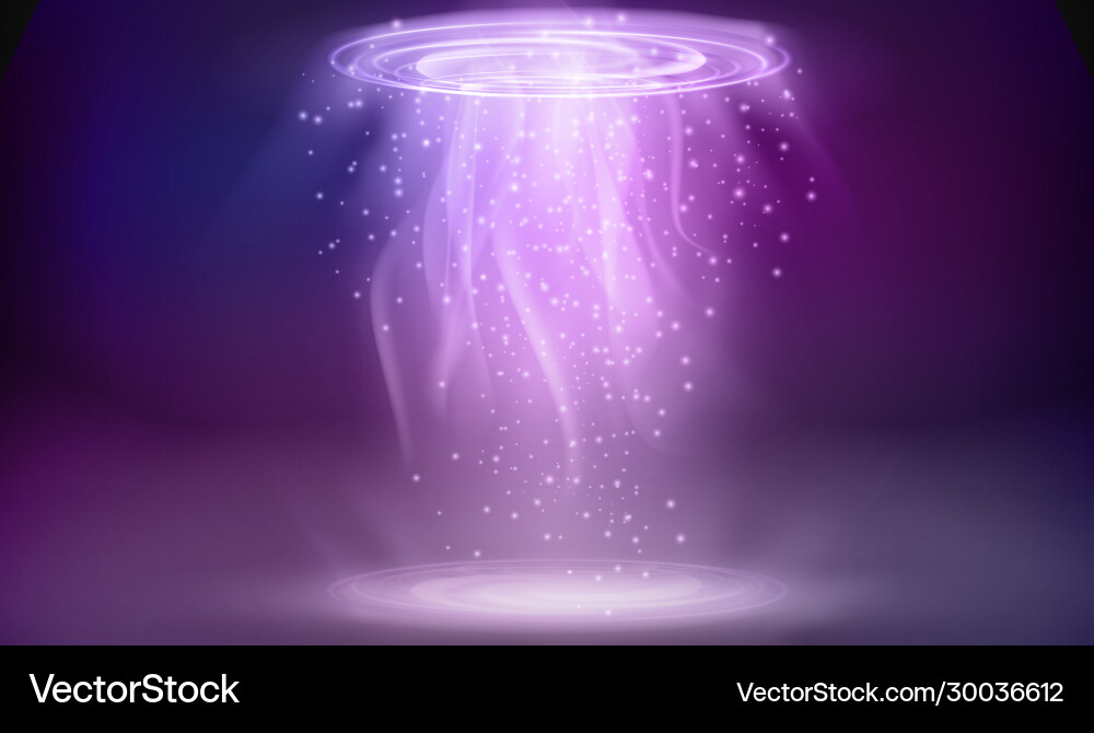 Teleport light effects Royalty Free Vector Image