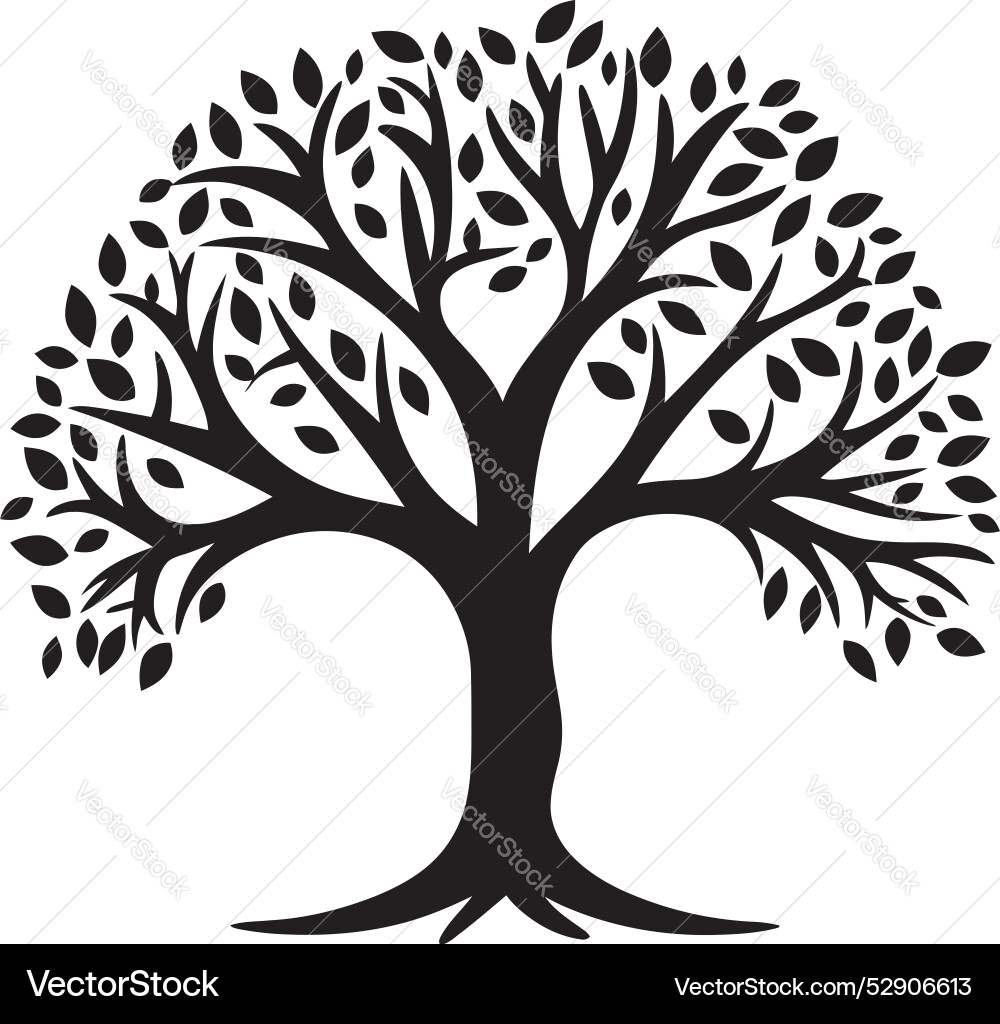 Symbol of forests excellence tree icon leafy Vector Image