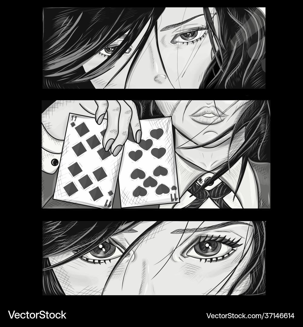 Anime print design Royalty Free Vector Image - VectorStock