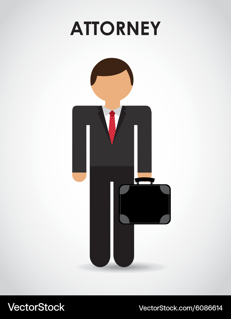 Attorney icon Royalty Free Vector Image - VectorStock