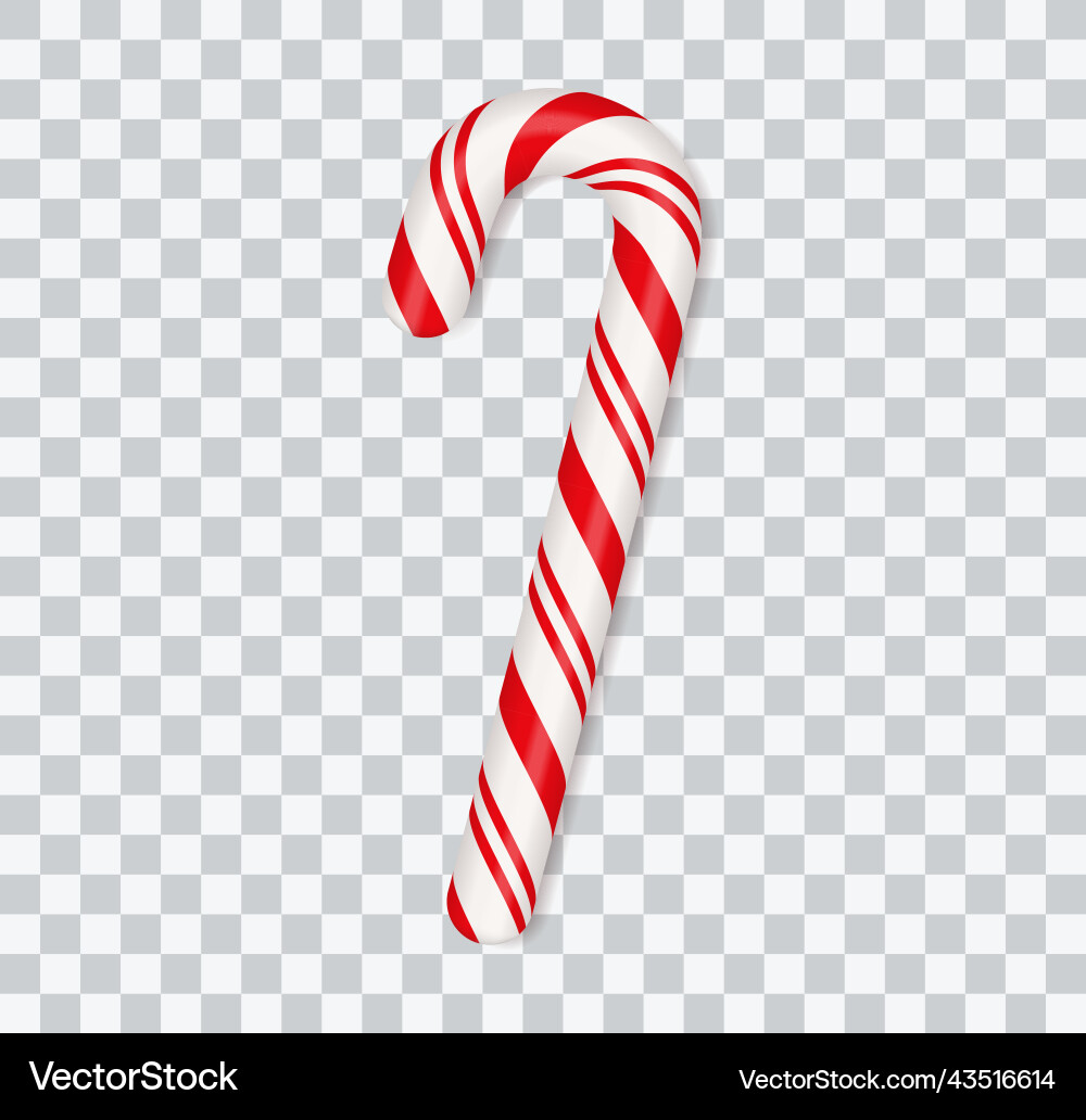 Christmas candy canes stick Royalty Free Vector Image