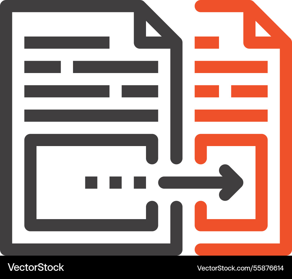 Copy document icon Royalty Free Vector Image - VectorStock