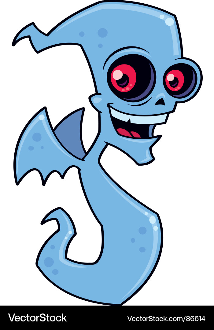 Ghost demon Royalty Free Vector Image - VectorStock