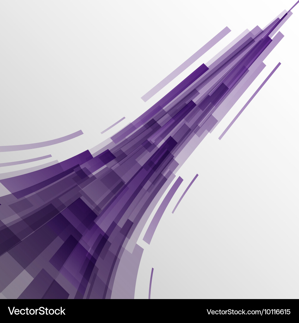 Abstract violet rectangles technology background Vector Image