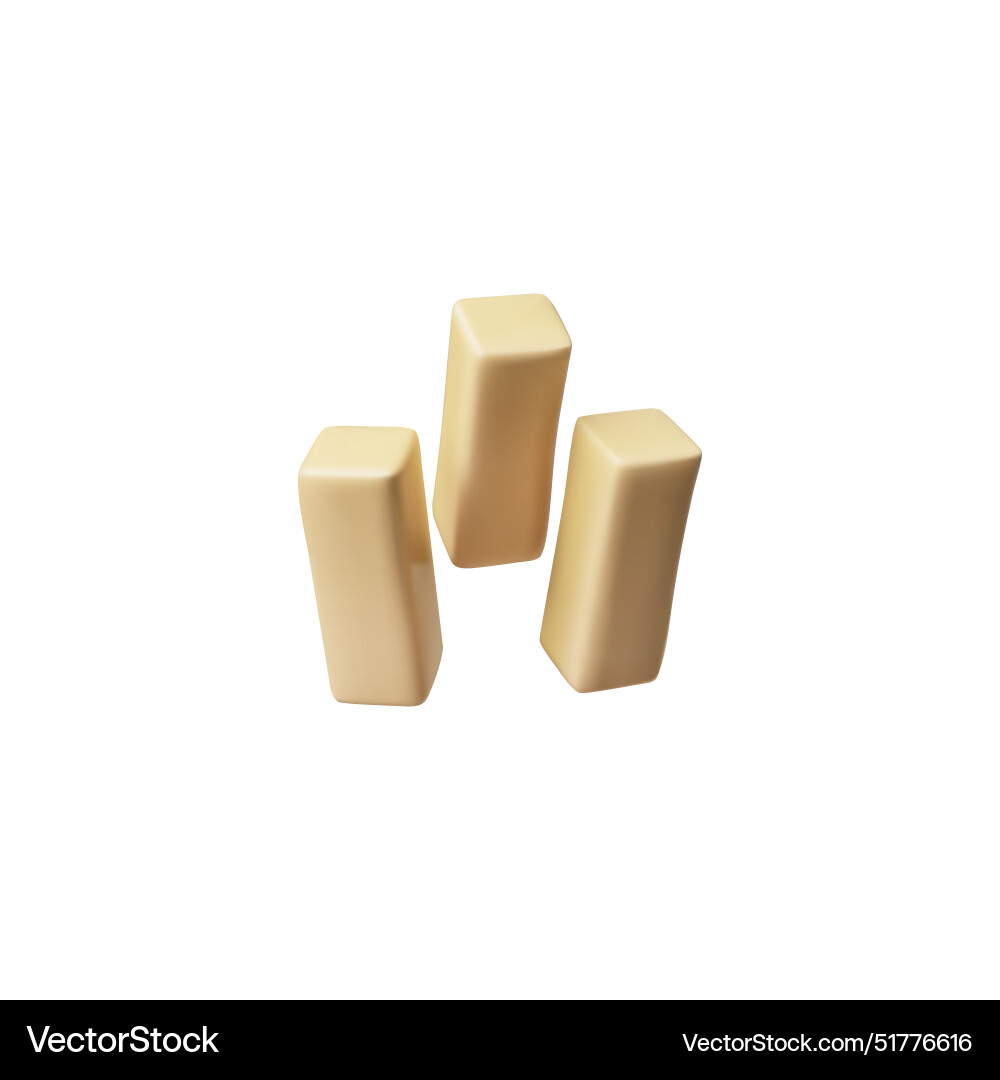 Realistic 3d depicting potato Royalty Free Vector Image