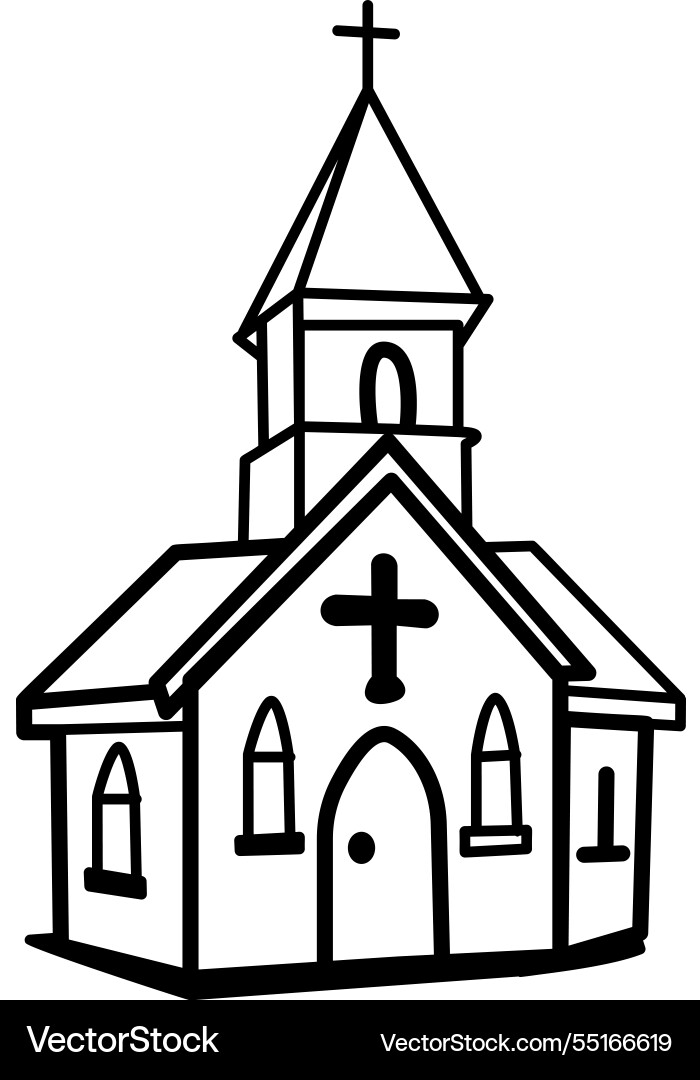 Church Royalty Free Vector Image - VectorStock