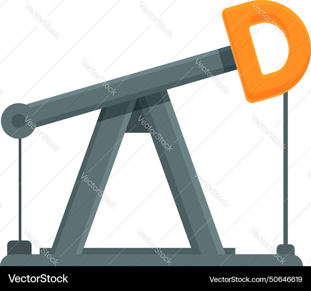 Extraction oil based icon cartoon energy Vector Image