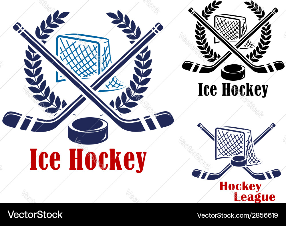 Ice Hockey Emblem Royalty Free Vector Image - VectorStock