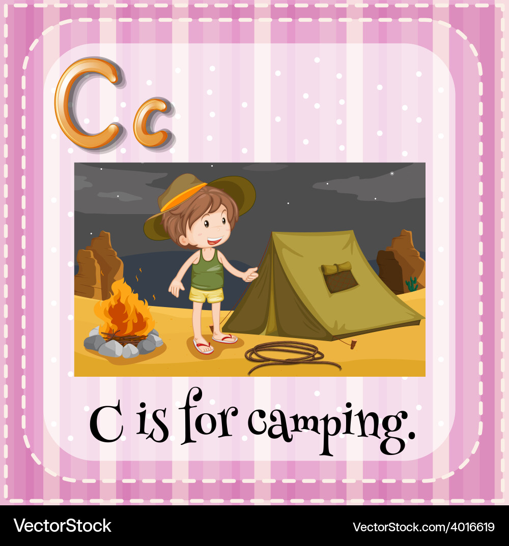 Buchstabe C Lizenzfreies Vektorbild - VectorStock