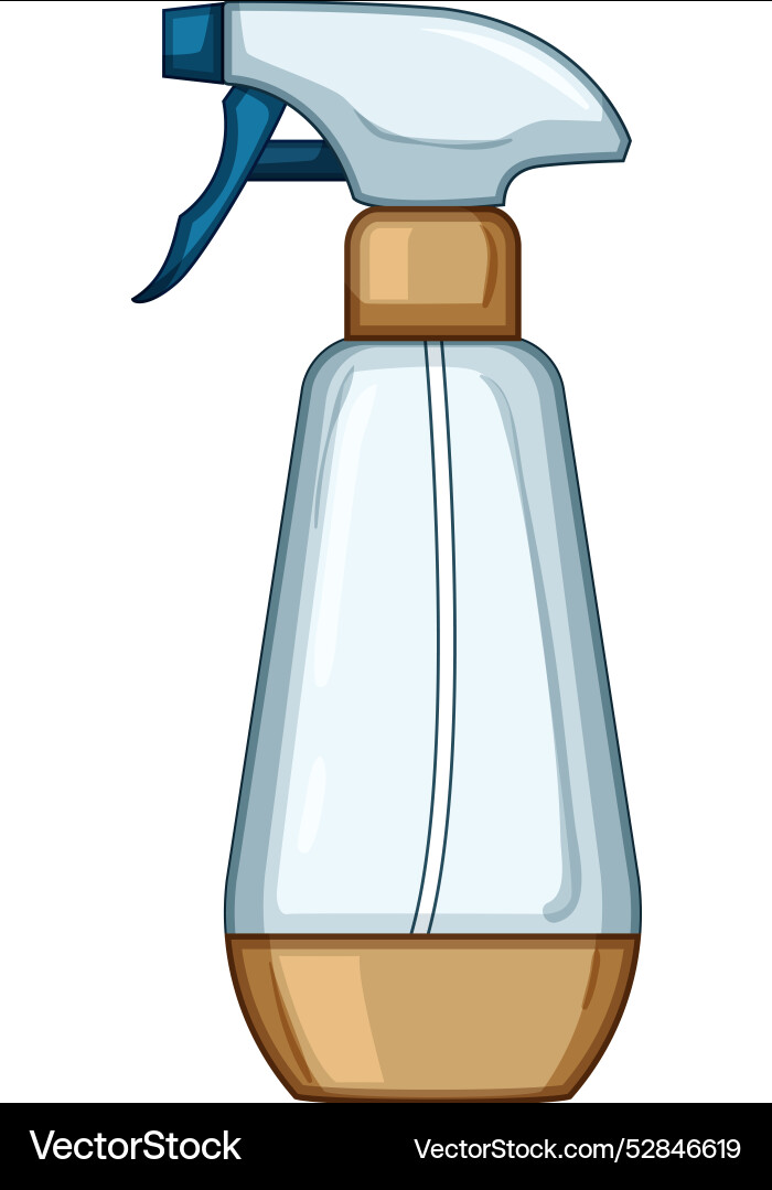 Pump spray bottle cartoon Royalty Free Vector Image