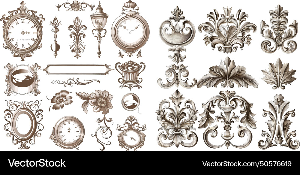Vintage design elements Royalty Free Vector Image