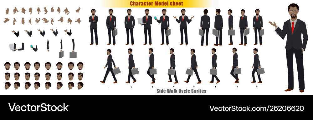 Character Turnaround Vector Images (over 100)