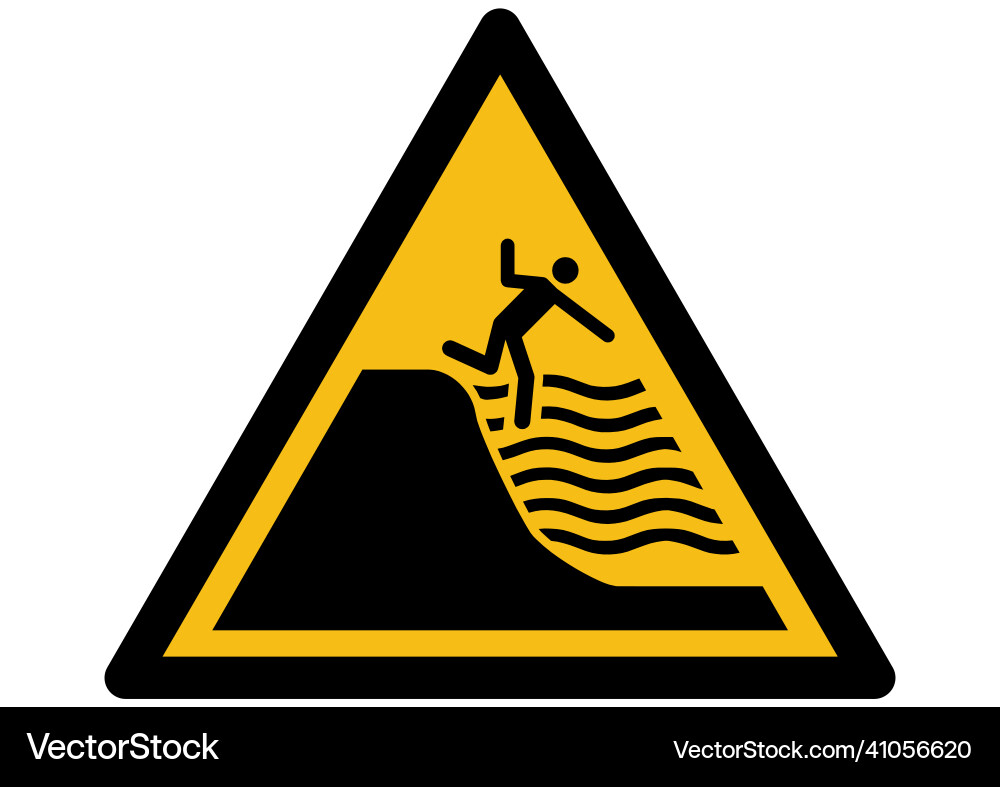Sudden drop Royalty Free Vector Image - VectorStock