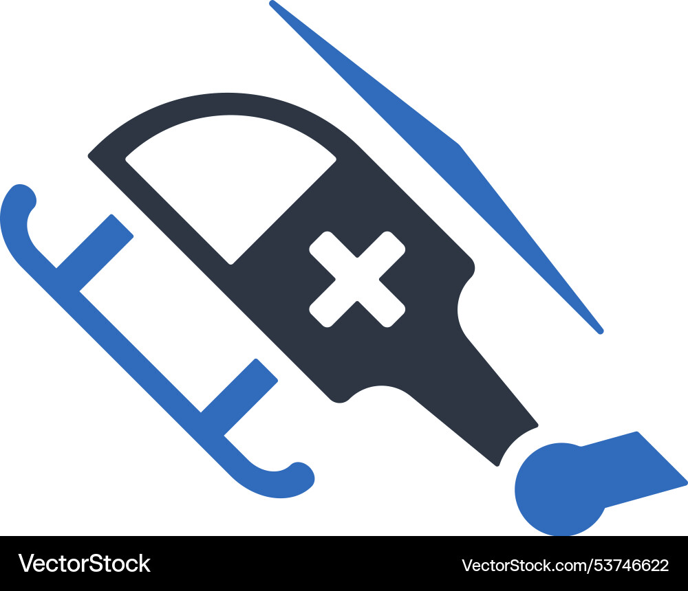 Aid air ambulance icon-02 Royalty Free Vector Image
