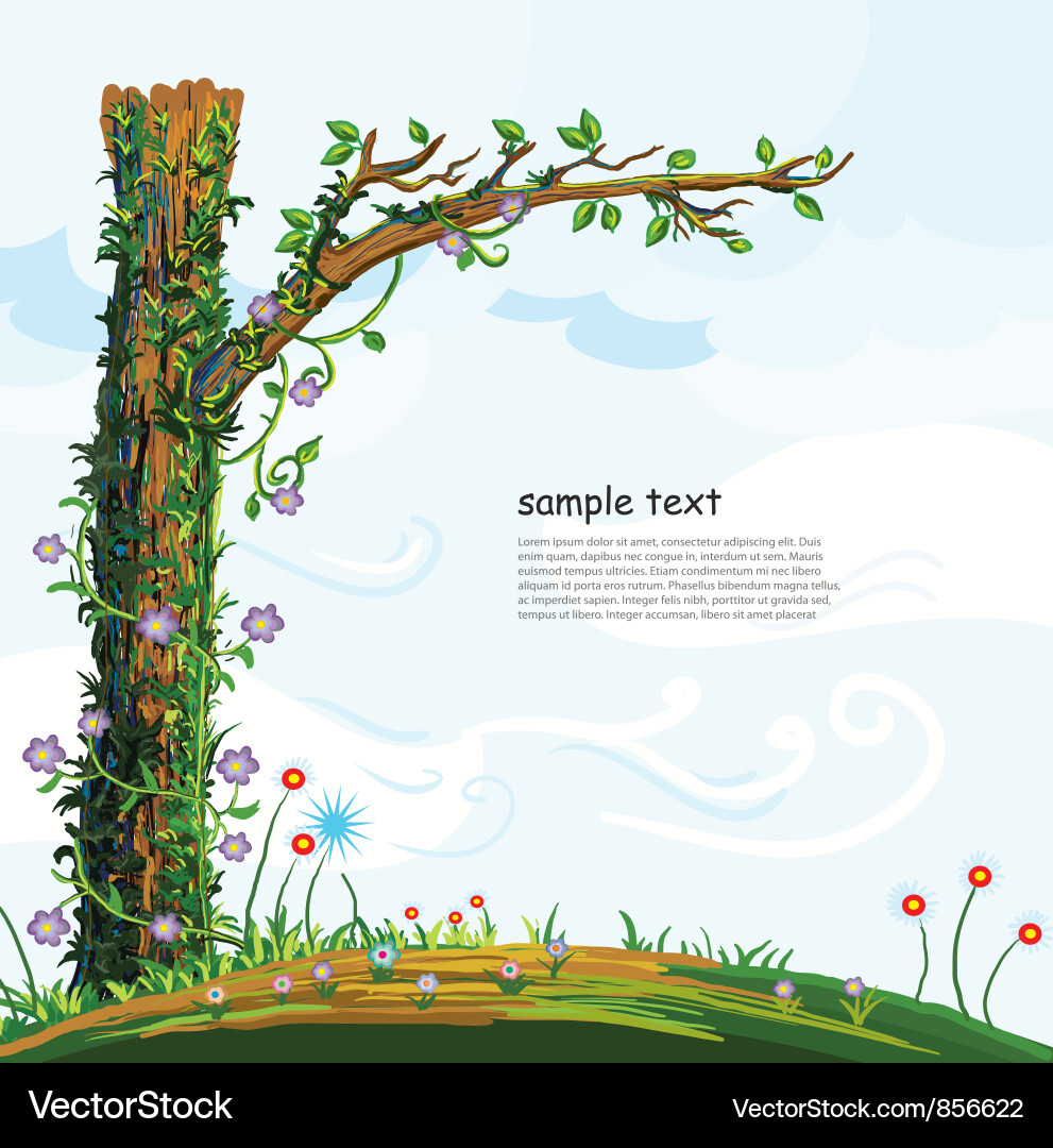 Cartoon background Royalty Free Vector Image - VectorStock