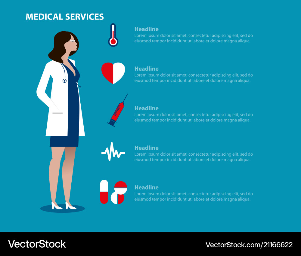 Hospital workers concept medical Royalty Free Vector Image