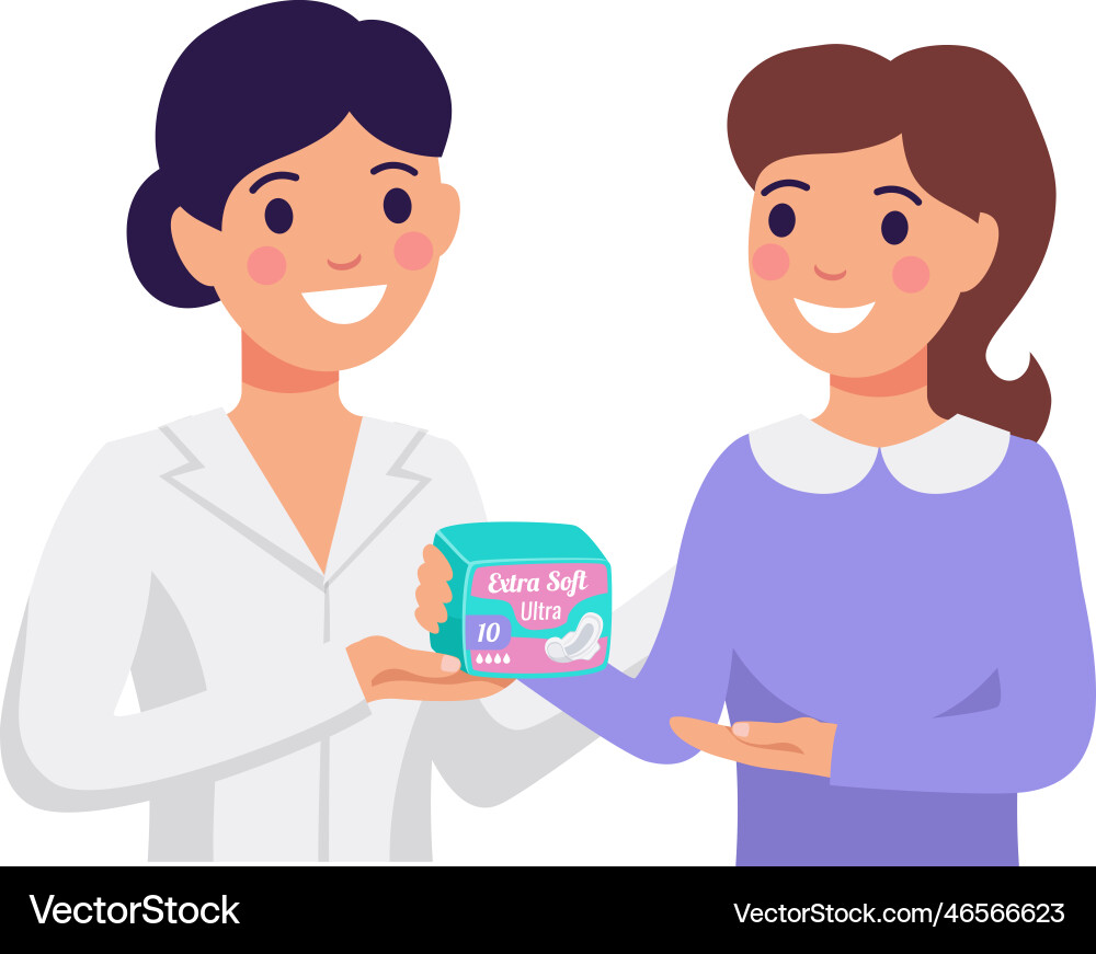 Feminine hygiene icon Royalty Free Vector Image