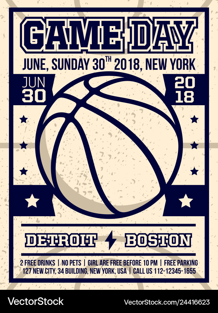 Modern professional sports design poster Vector Image