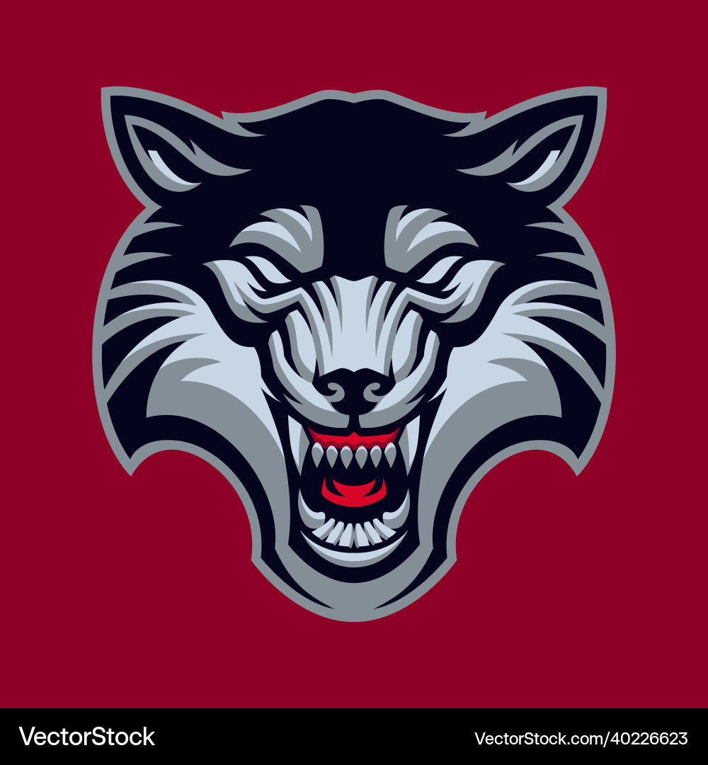 Wolf logo Royalty Free Vector Image - VectorStock