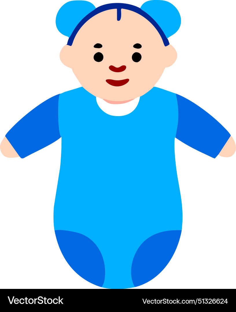 Baby blue icon Royalty Free Vector Image - VectorStock