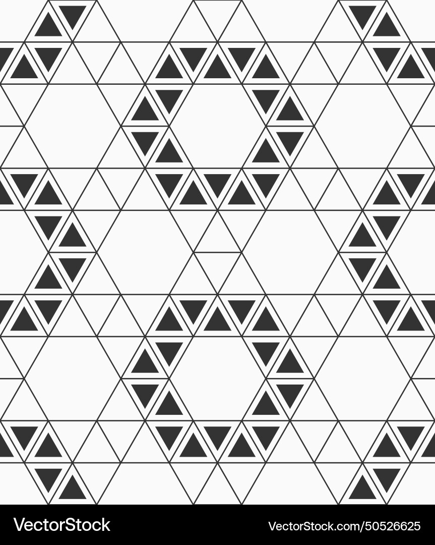 Seamless pattern polygonal trellis on the base Vector Image