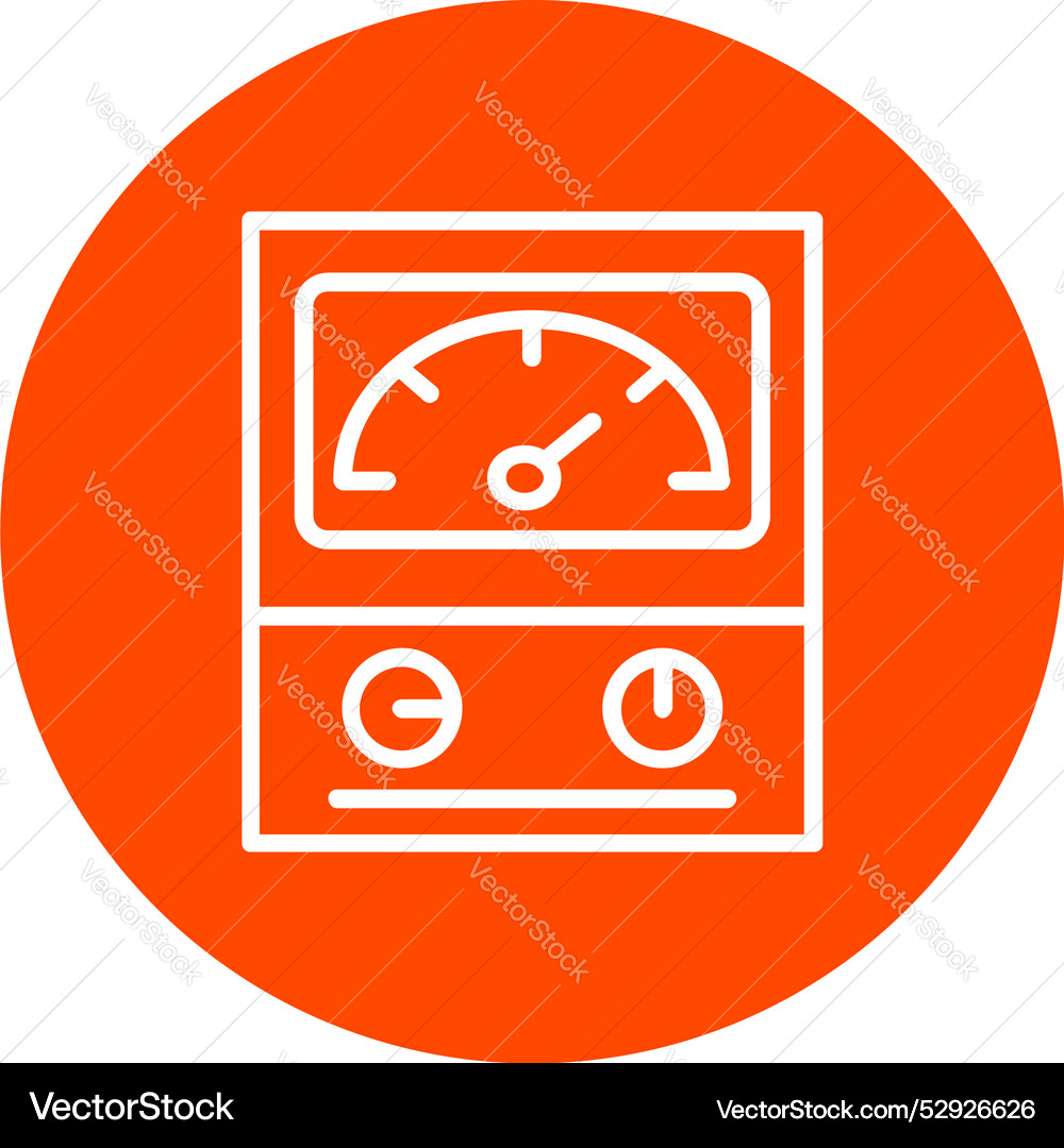 Ammeter icon design Royalty Free Vector Image - VectorStock