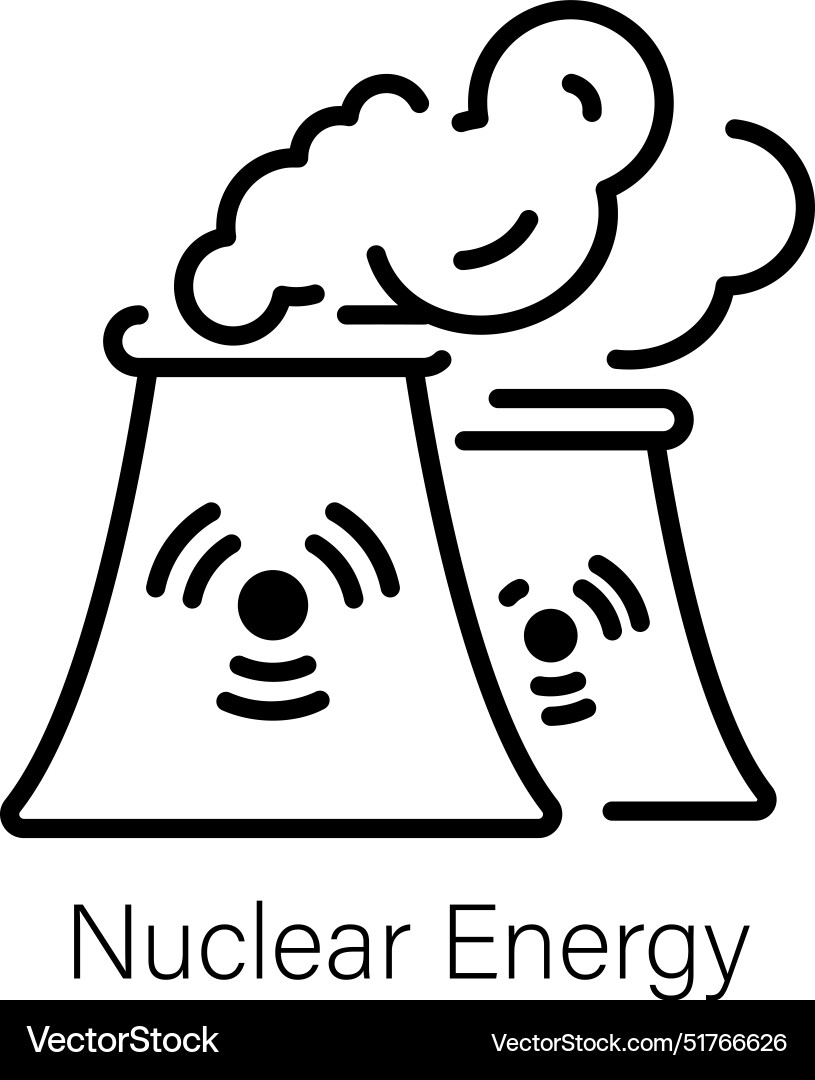 Nuclear energy Royalty Free Vector Image - VectorStock
