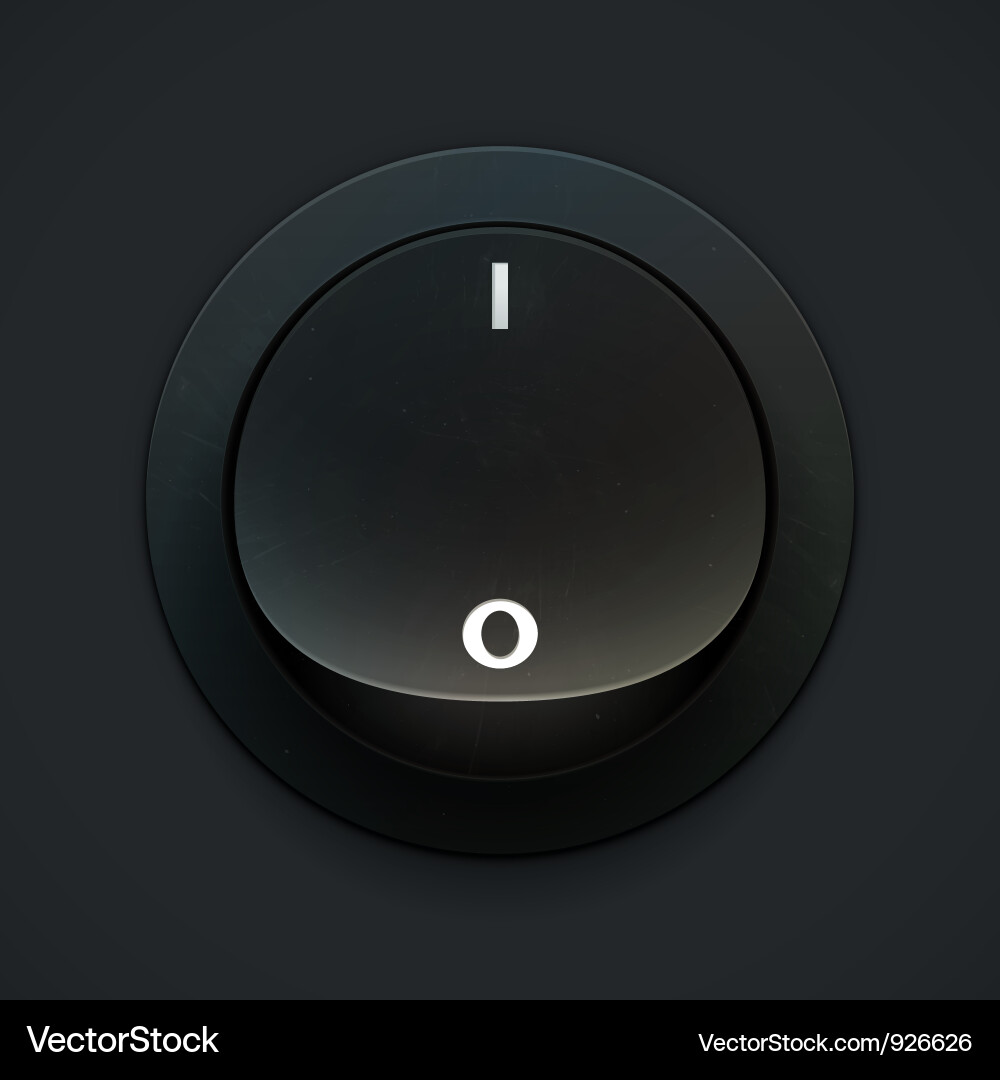 Power button Royalty Free Vector Image - VectorStock