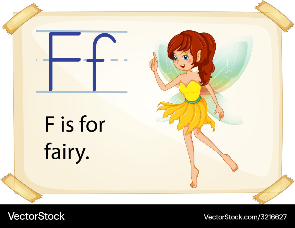 Alphabet f Royalty Free Vector Image - VectorStock