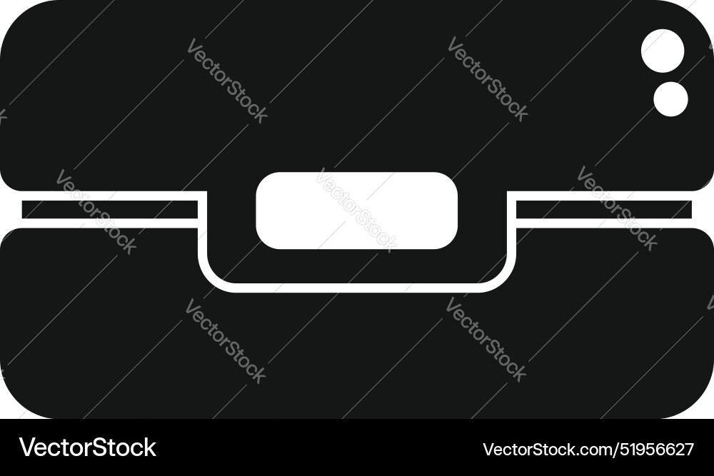 Plastic lunchbox keeping food fresh for picnic Vector Image