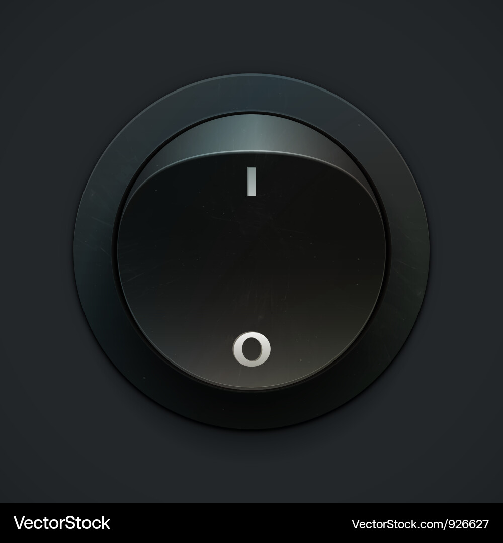 Power button Royalty Free Vector Image - VectorStock