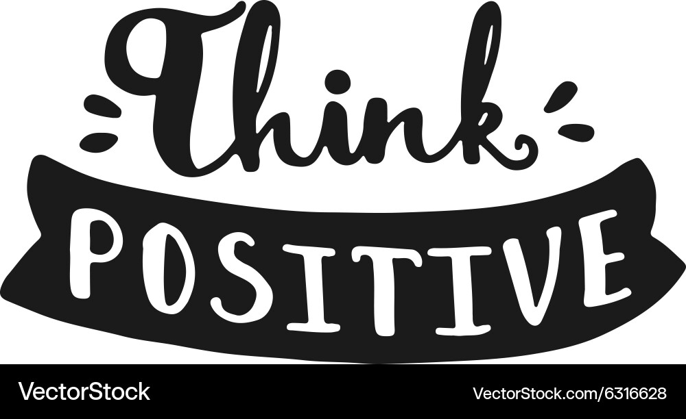 Hand drawn lettering poster Royalty Free Vector Image