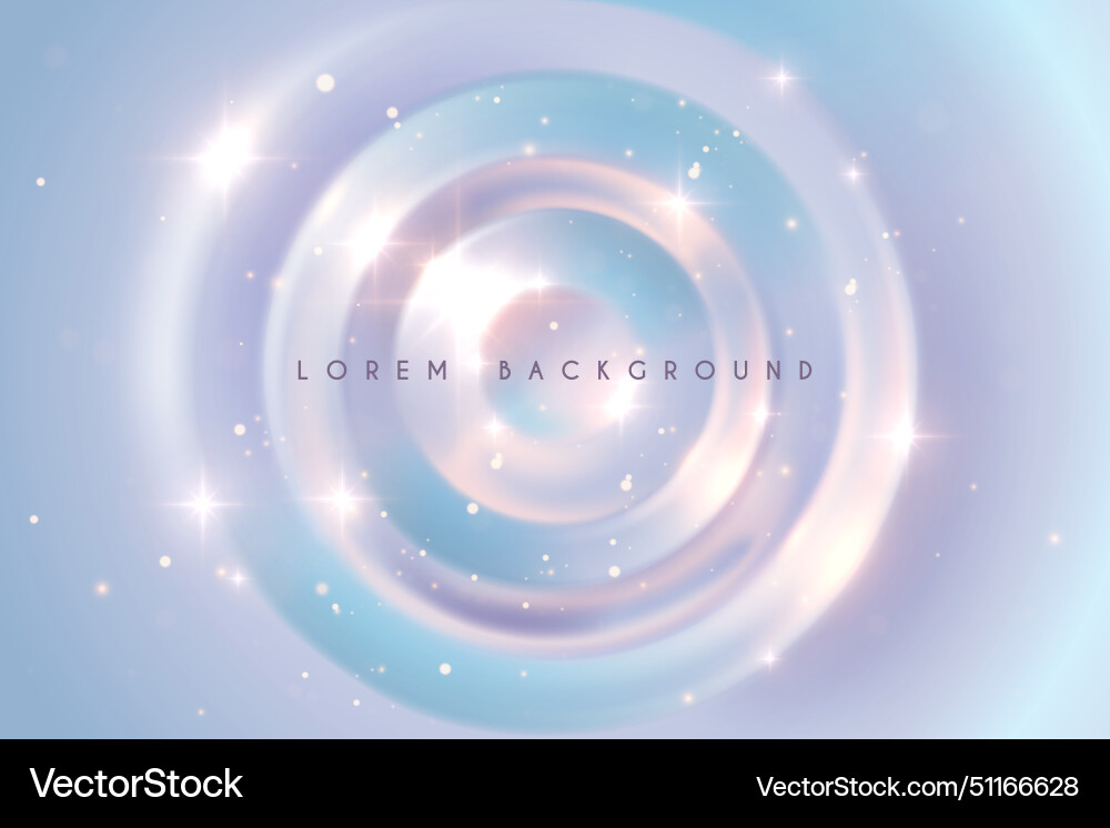 Soft neon color water ripple effect Royalty Free Vector