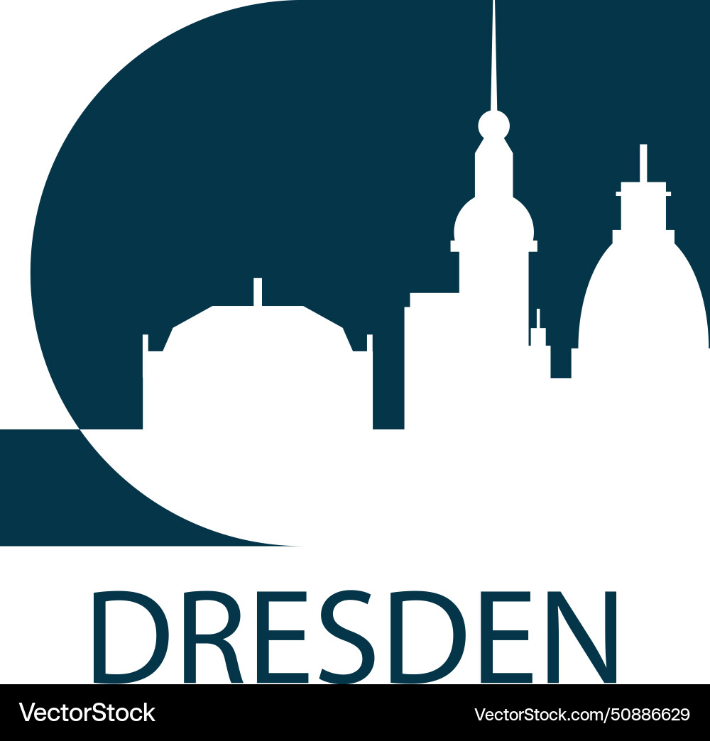 Dresden logo Royalty Free Vector Image - VectorStock