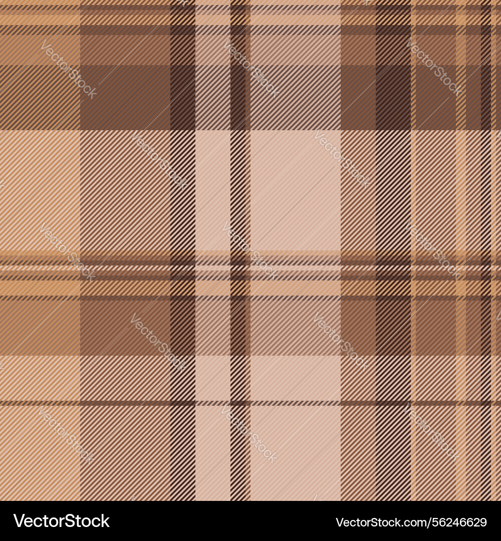 Elegant neutral plaid pattern in earthy tones Vector Image