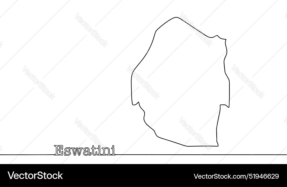 Eswatini Royalty Free Vector Image - VectorStock