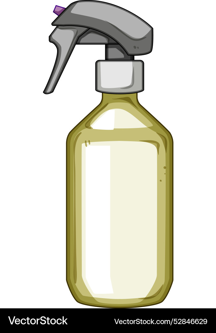 Glass spray bottle cartoon Royalty Free Vector Image
