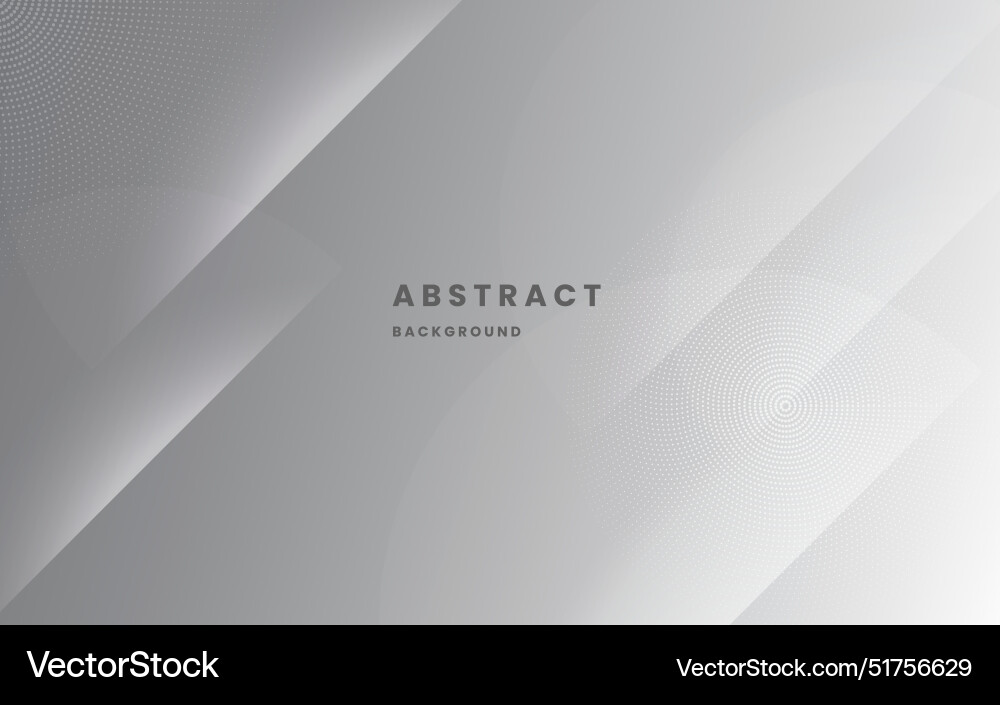 Minimal abstract white and light gray modern Vector Image