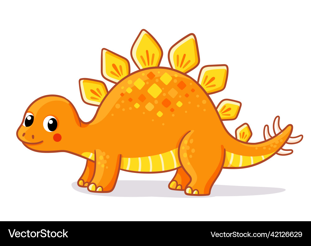 Stegosaurus Royalty Free Vector Image - VectorStock
