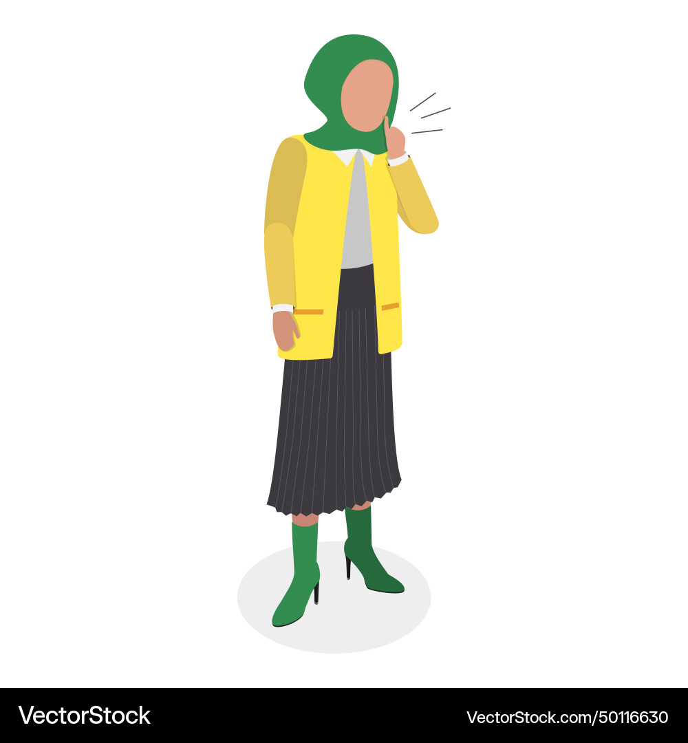 3d isometric flat of keep Royalty Free Vector Image