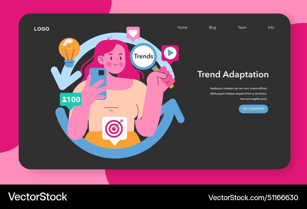 Content creation flat Royalty Free Vector Image