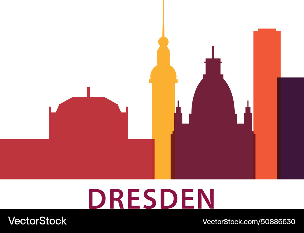 Dresden banner Royalty Free Vector Image - VectorStock