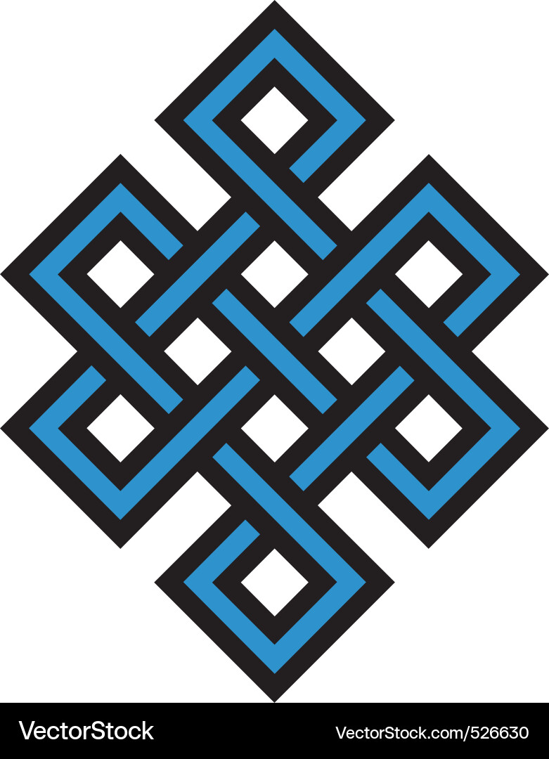 Eternal knot Royalty Free Vector Image - VectorStock
