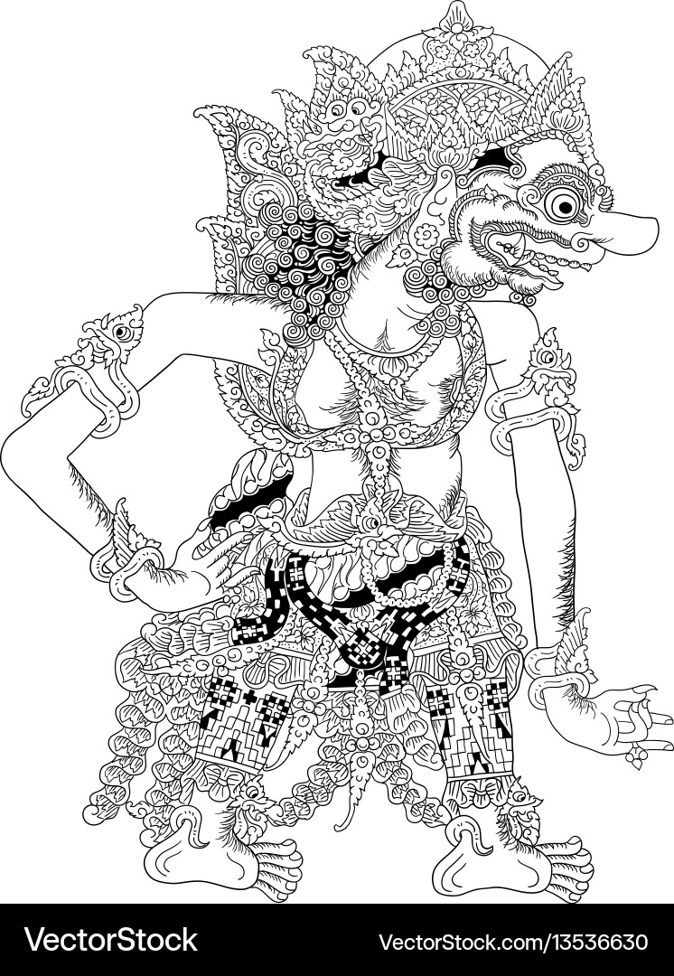 Prahasta Royalty Free Vector Image - VectorStock