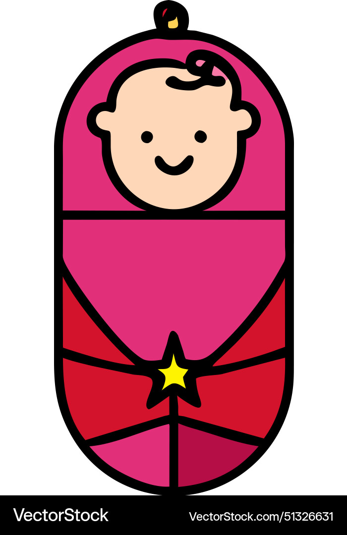 Baby red icon Royalty Free Vector Image - VectorStock