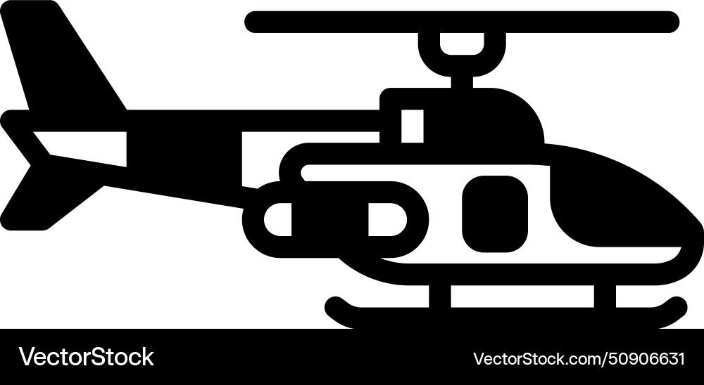 Helicopter Royalty Free Vector Image - VectorStock