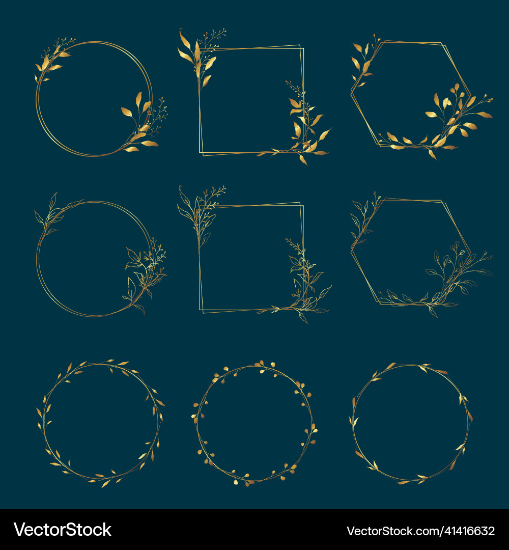 Botanical frame 2 Royalty Free Vector Image - VectorStock