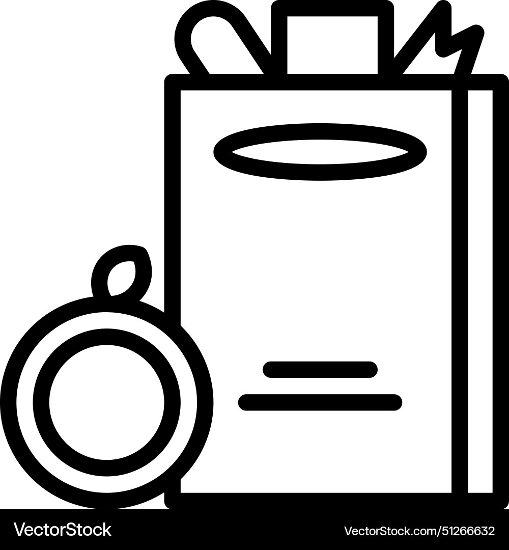 Food bag icon Royalty Free Vector Image - VectorStock
