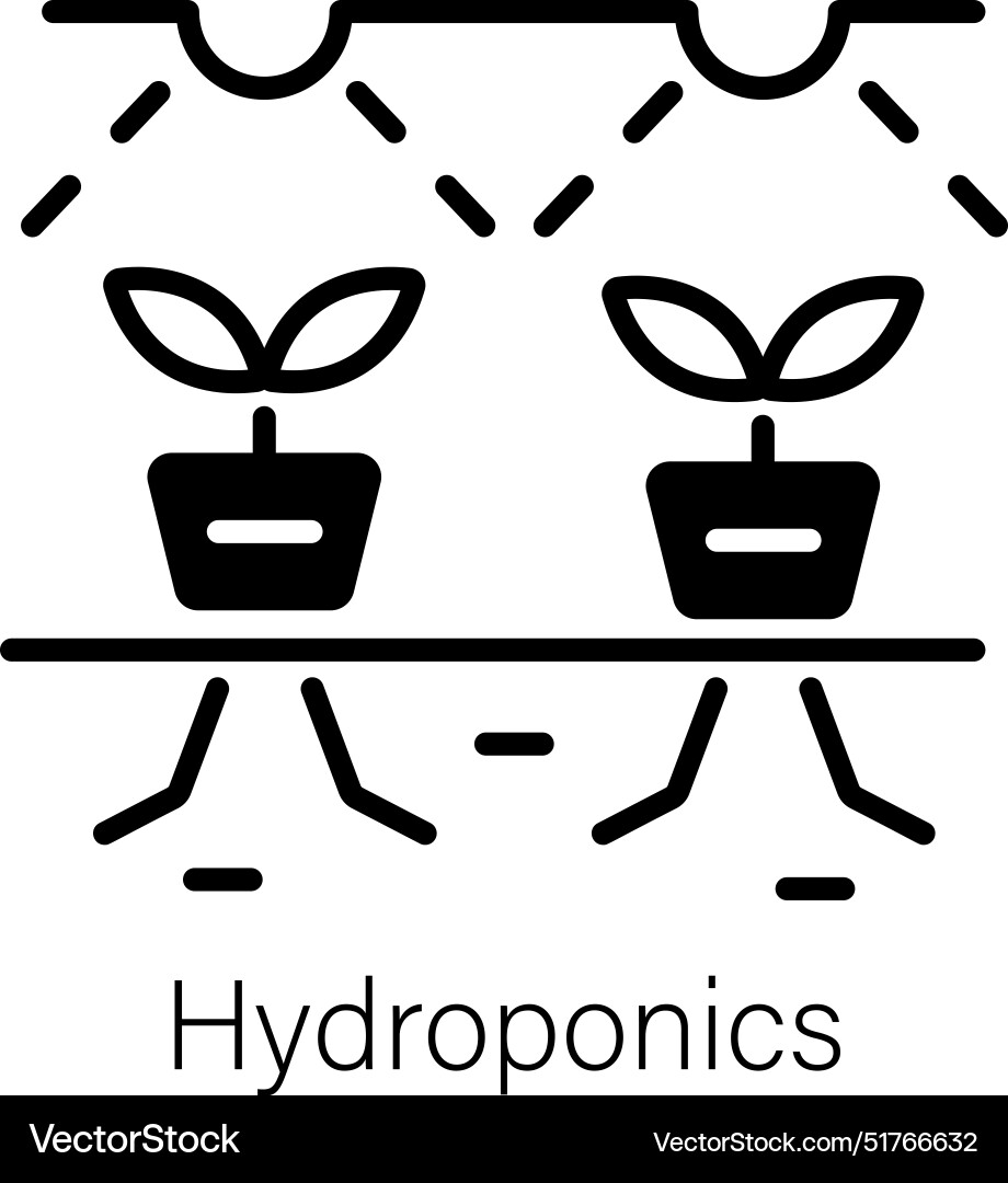 Hydroponics Royalty Free Vector Image - VectorStock