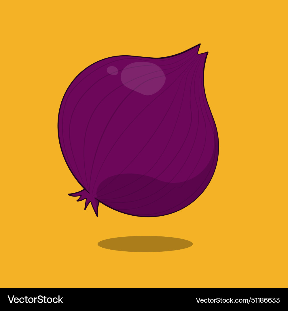 Red onion icon icon Royalty Free Vector Image - VectorStock